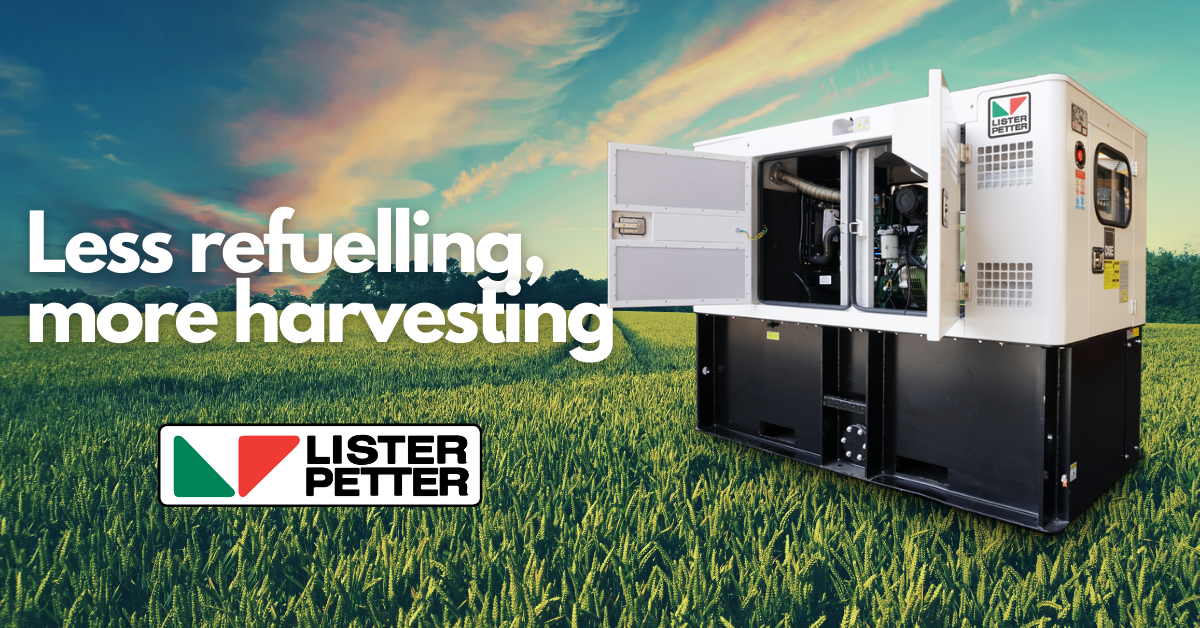 Lister Petter Diesel Generators with Long Range Tank | Welling & Crossley